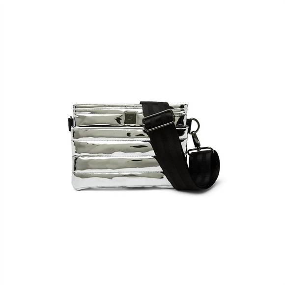 THINK ROYLN | Bags | New Think Royln Bum Bag Crossbody In Silver Mirror ...